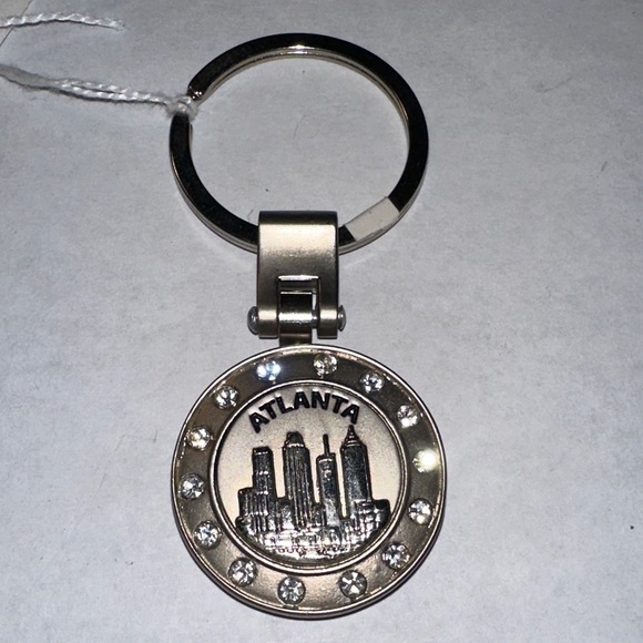 Other | Atlanta Skyline Keychain With Crystals | Poshmark
